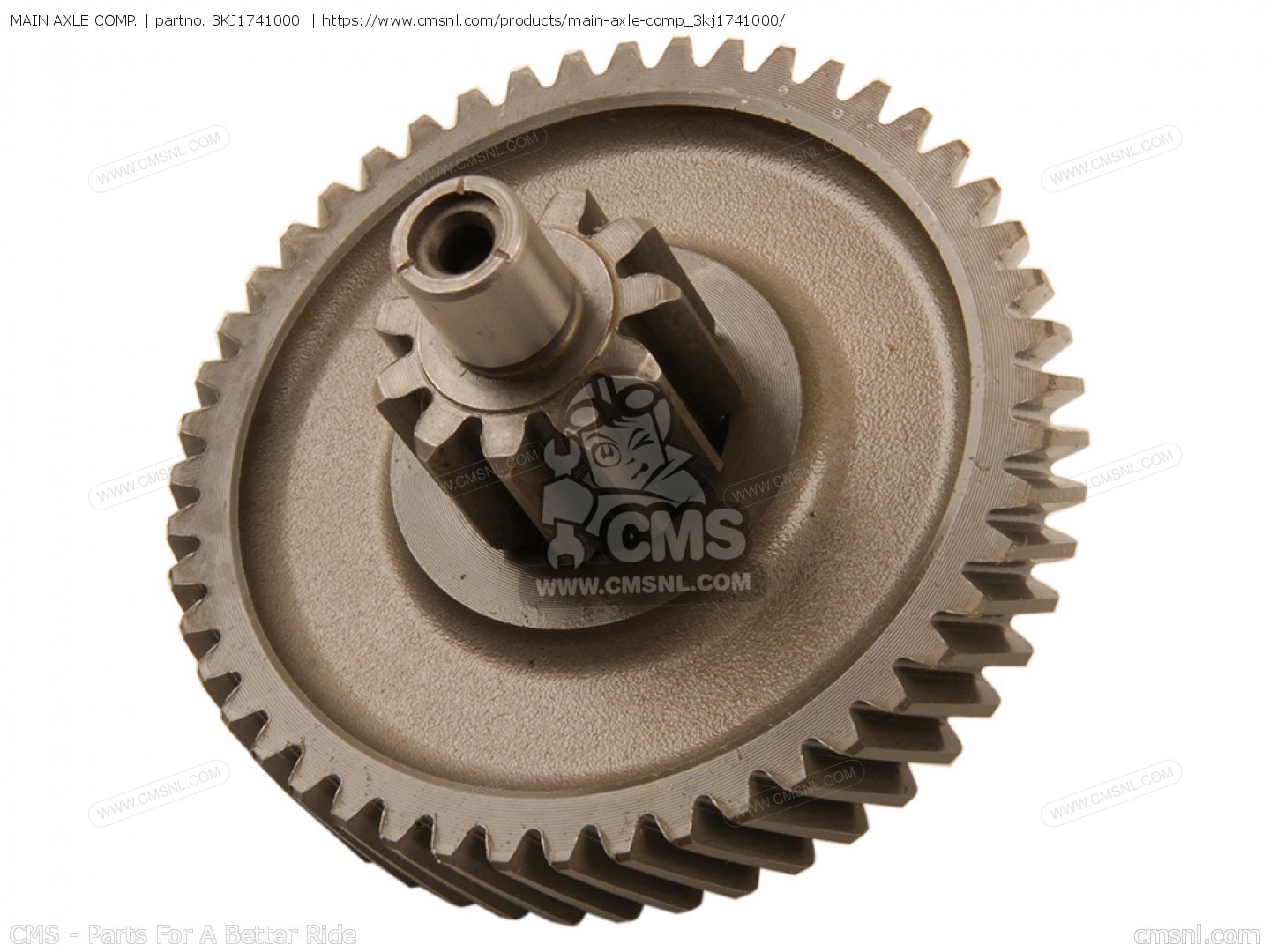 3KJ1741000: MAIN AXLE COMP. Yamaha - buy the 3KJ-17410-00-00 at CMSNL