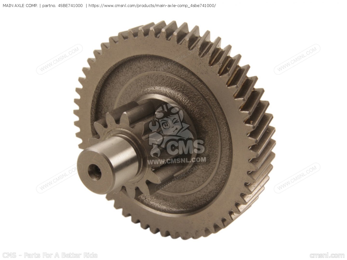 MAIN AXLE COMP. for CS50Z 2007 3D4G SLOVENIA 1F3D4-300EA - order at CMSNL