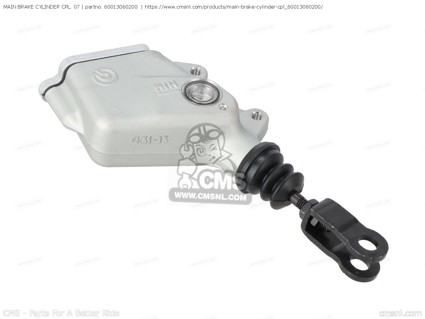 60013060200: MAIN BRAKE CYLINDER CPL. 07 KTM - buy the 60013060200 at CMSNL