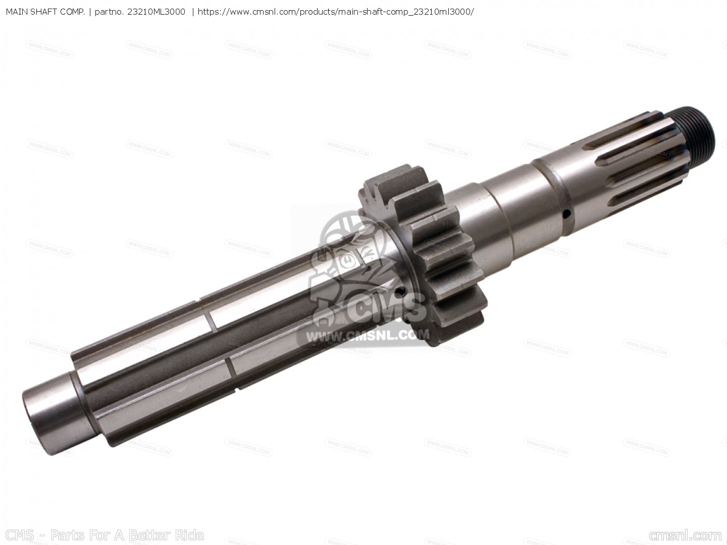 23210ML3000: Main Shaft Comp. Honda - buy the 23210-ML3-000 at CMSNL
