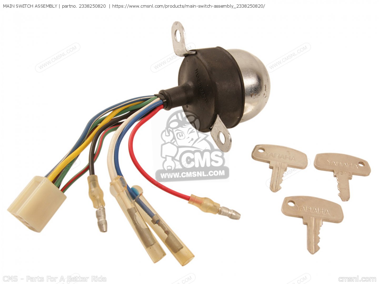 MAIN SWITCH ASSEMBLY for Yamaha - order at CMSNL