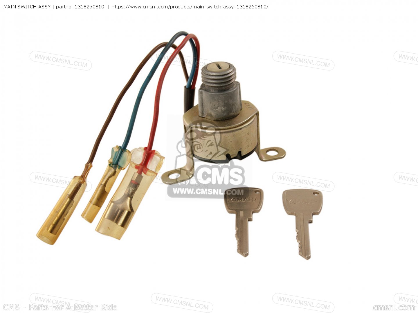 MAIN SWITCH ASSY for Yamaha - order at CMSNL