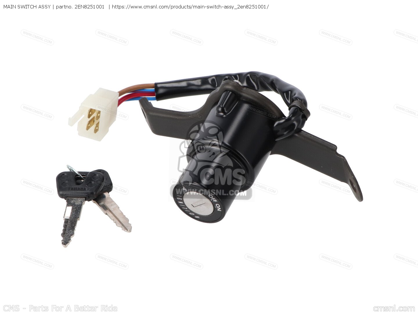 MAIN SWITCH ASSY for Yamaha - order at CMSNL