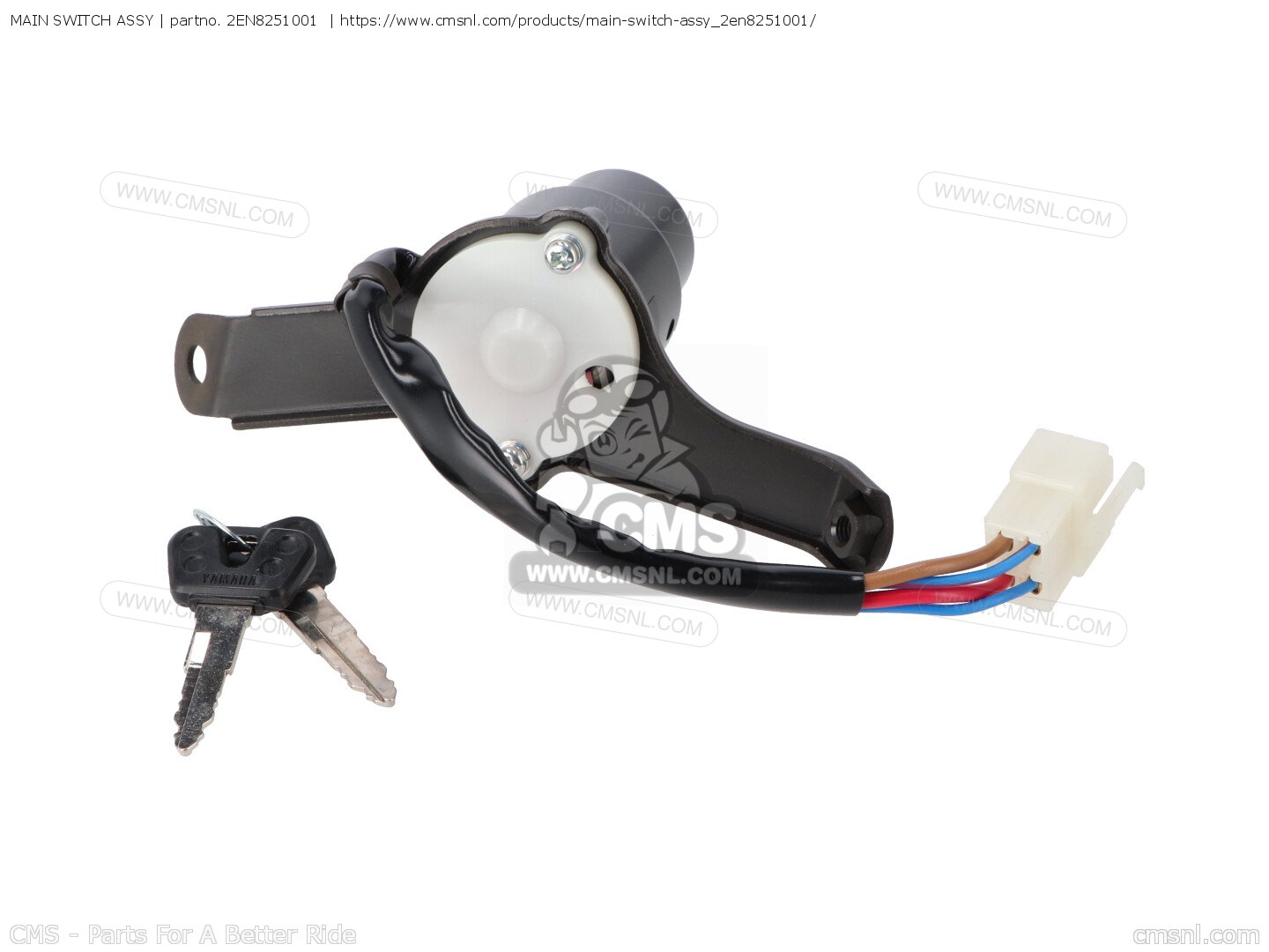 MAIN SWITCH ASSY for Yamaha - order at CMSNL