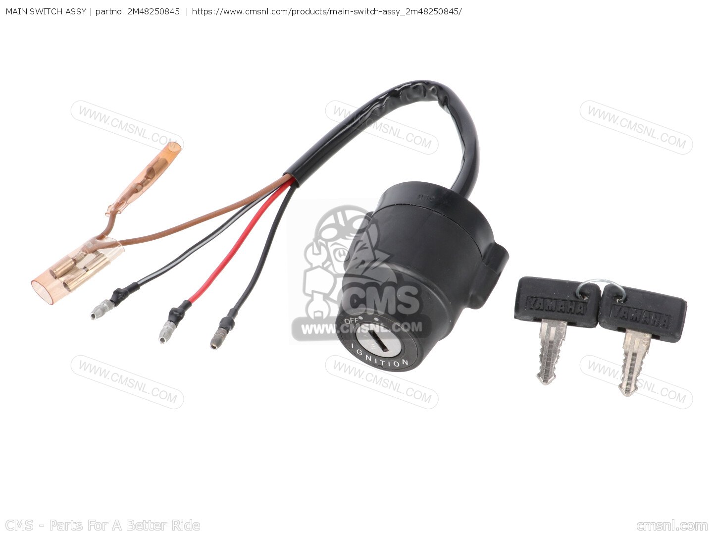 2M48250845: MAIN SWITCH ASSY Yamaha - buy the 2M4-82508-45-00 at CMSNL