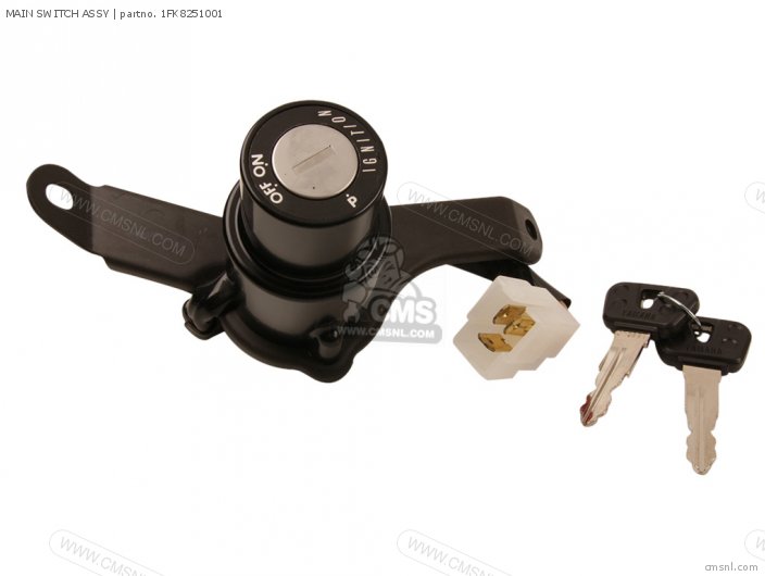 1FK8251001: MAIN SWITCH ASSY Yamaha - buy the 1FK-82510-01-00 at CMSNL