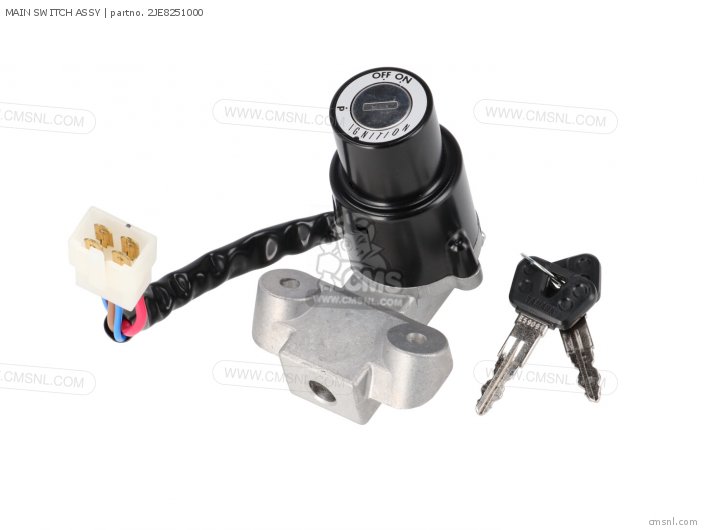 2JE8251000: Main Switch Assy Yamaha - buy the 2JE-82510-00-00 at CMSNL