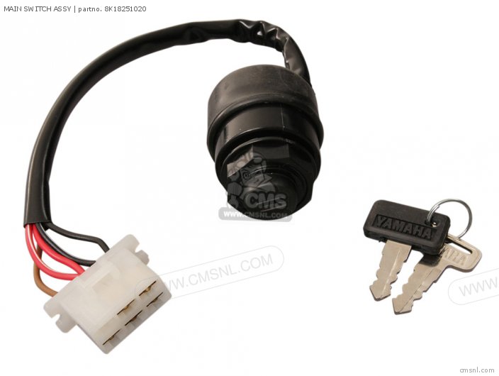 8K18251020: MAIN SWITCH ASSY Yamaha - buy the 8K1-82510-20-00 at CMSNL