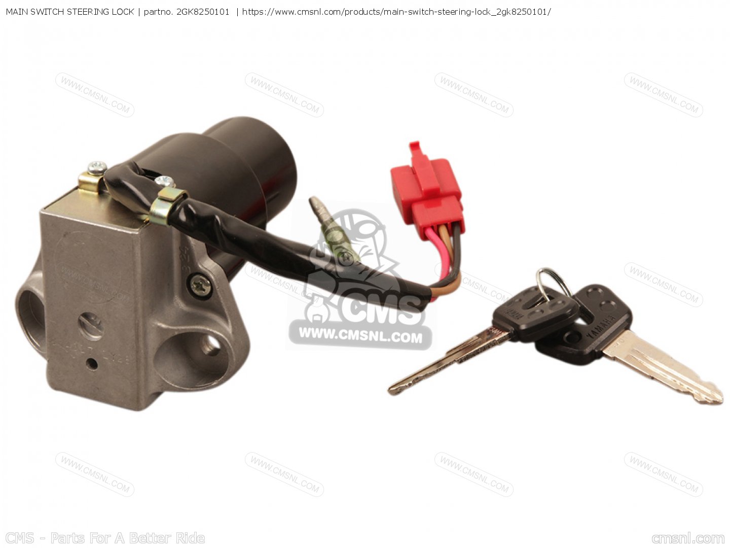 MAIN SWITCH STEERING LOCK for TW200 TW200C TRAILWAY 1989 (K) USA ...