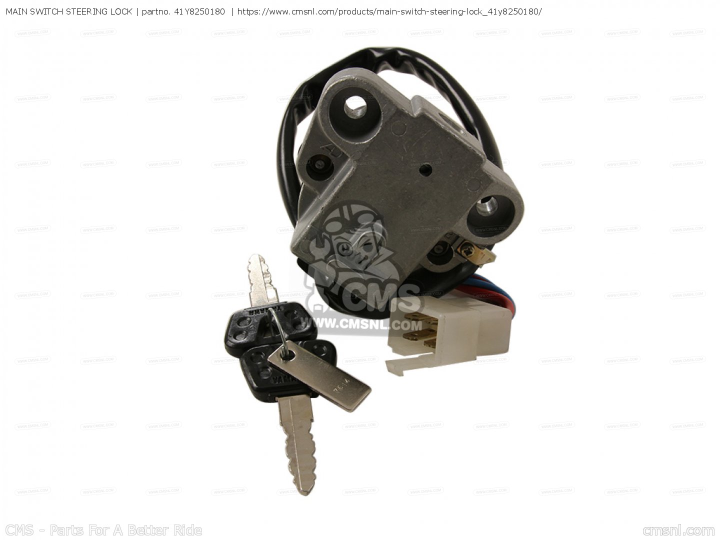 MAIN SWITCH STEERING LOCK for Yamaha - order at CMSNL