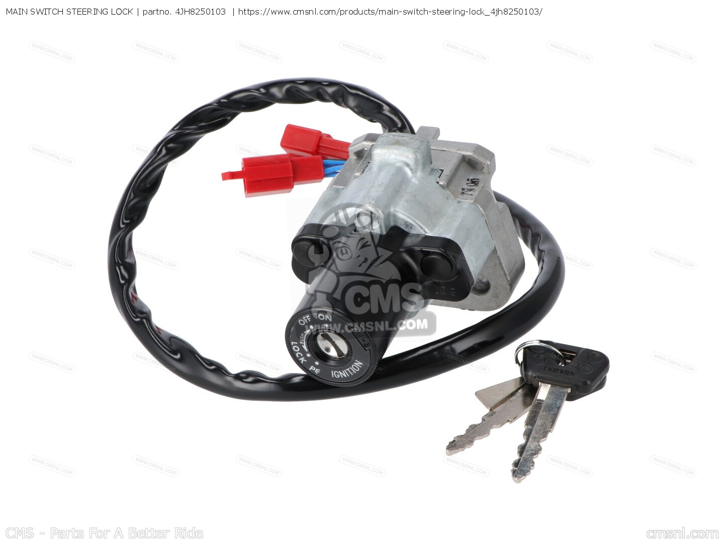MAIN SWITCH STEERING LOCK for Yamaha - order at CMSNL