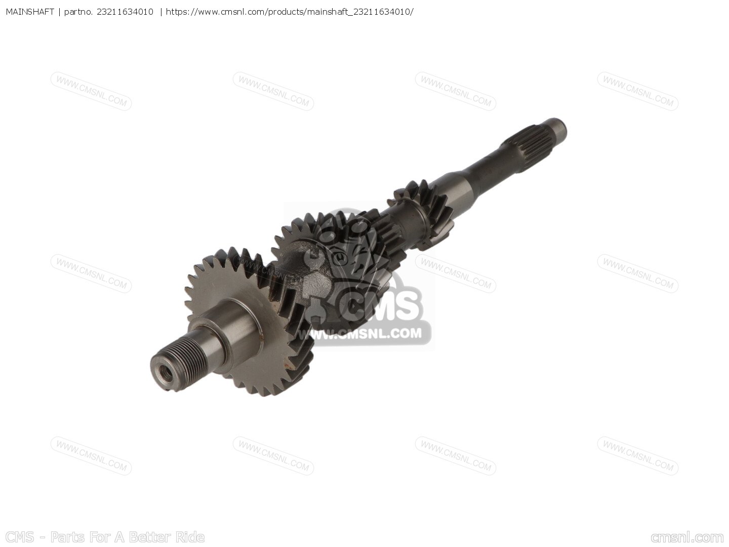 23211634010: Mainshaft Honda - buy the 23211-634-010 at CMSNL