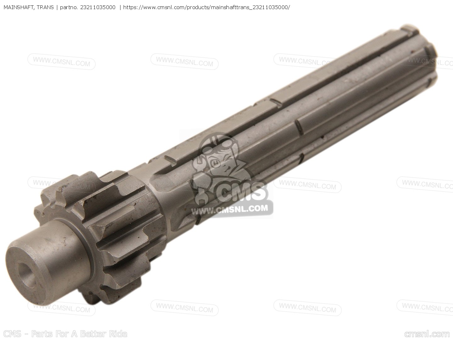 23211035000: Mainshaft, Trans Honda - buy the 23211-035-000 at CMSNL