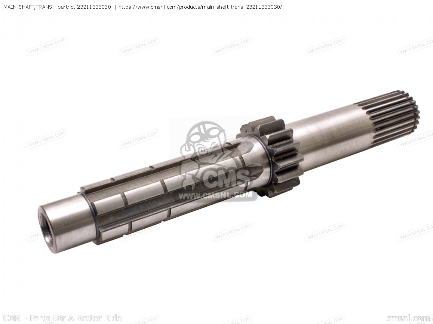 23211333030: MAIN-SHAFT,TRANS Honda - buy the 23211-333-030 at CMSNL