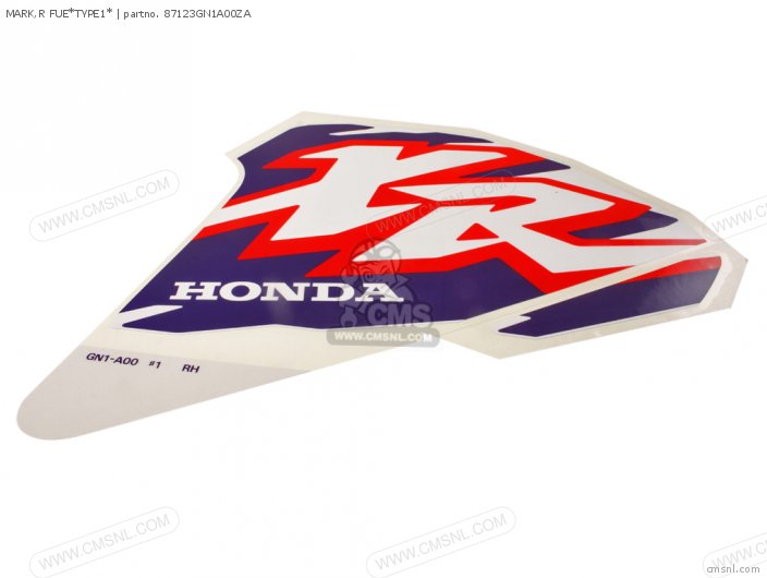 87123GN1A00ZA: Mark,r Fue*type1* Honda - buy the 87123-GN1-A00ZA at CMSNL