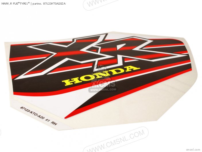 87123KT0A20ZA: MARK,R FUE*TYPE1* Honda - buy the 87123-KT0-A20ZA at CMSNL