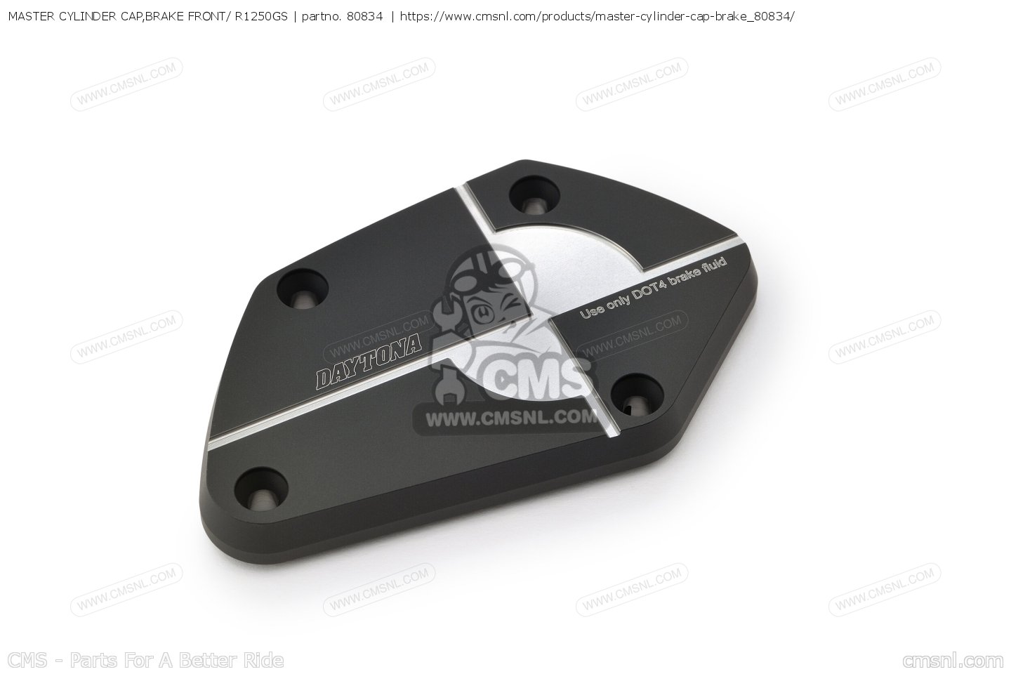 80834: Master Cylinder Cap,brake Front/ R1250gs Daytona - buy the 80834 ...