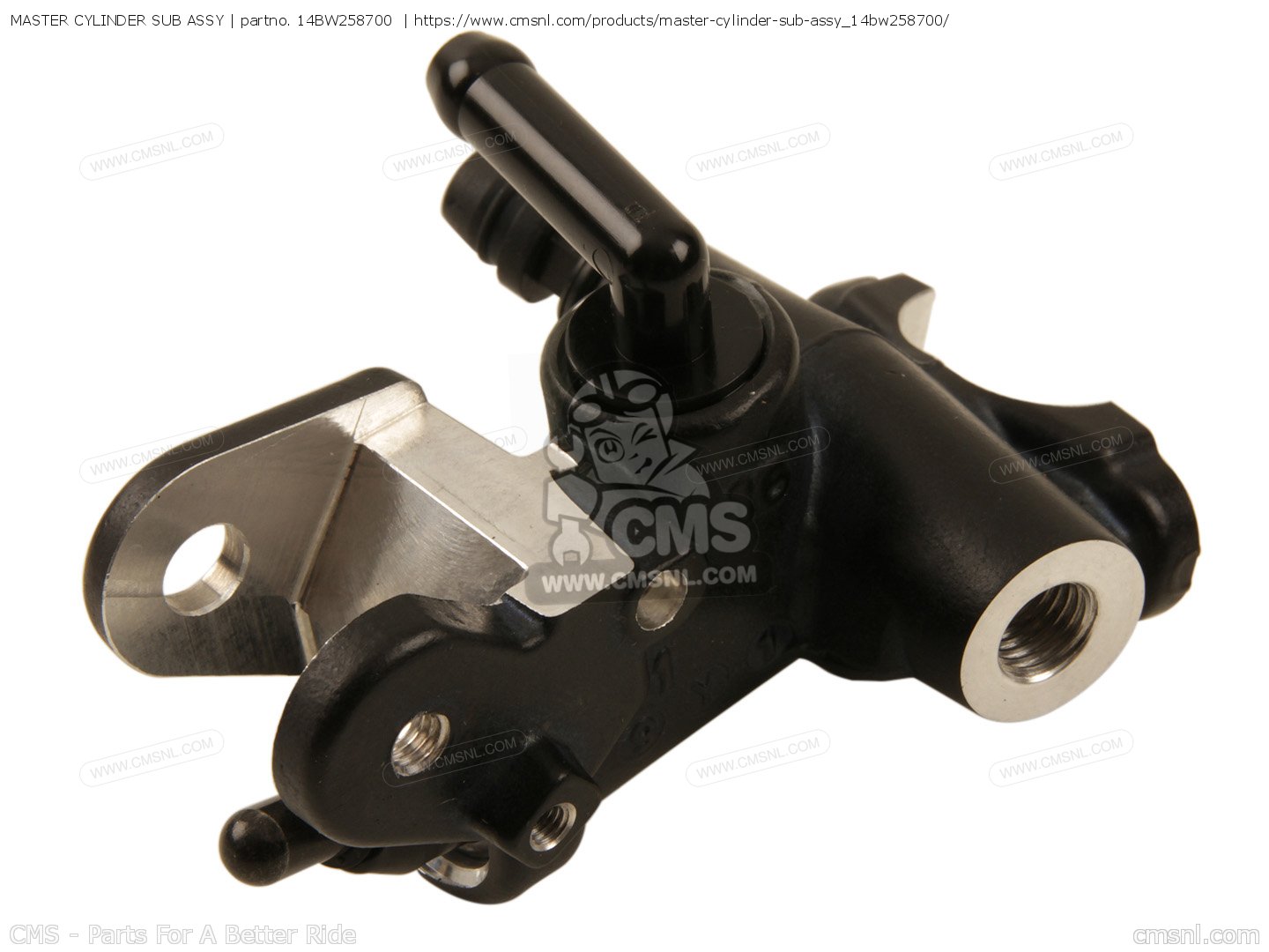 14BW258700: MASTER CYLINDER SUB ASSY Yamaha - buy the 14B-W2587-00-00 ...