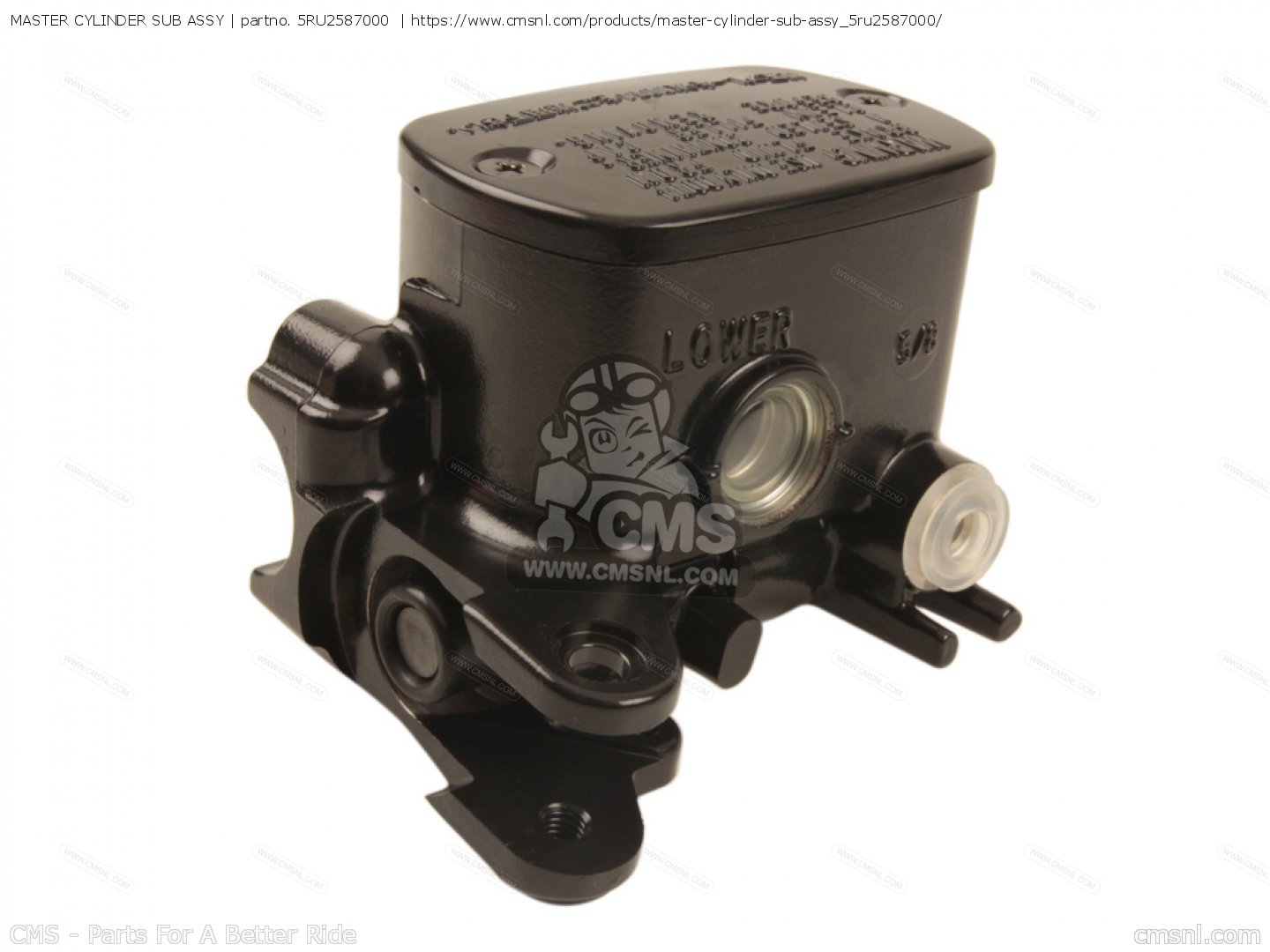 5RU2587000: MASTER CYLINDER SUB ASSY Yamaha - buy the 5RU-25870-00-00 ...