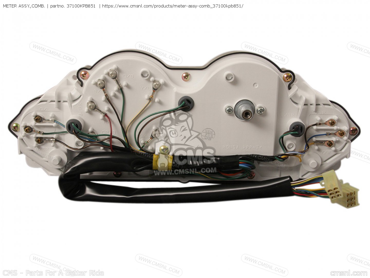 37100KPB851: Meter Assy.,comb. Honda - buy the 37100-KPB-851 at CMSNL