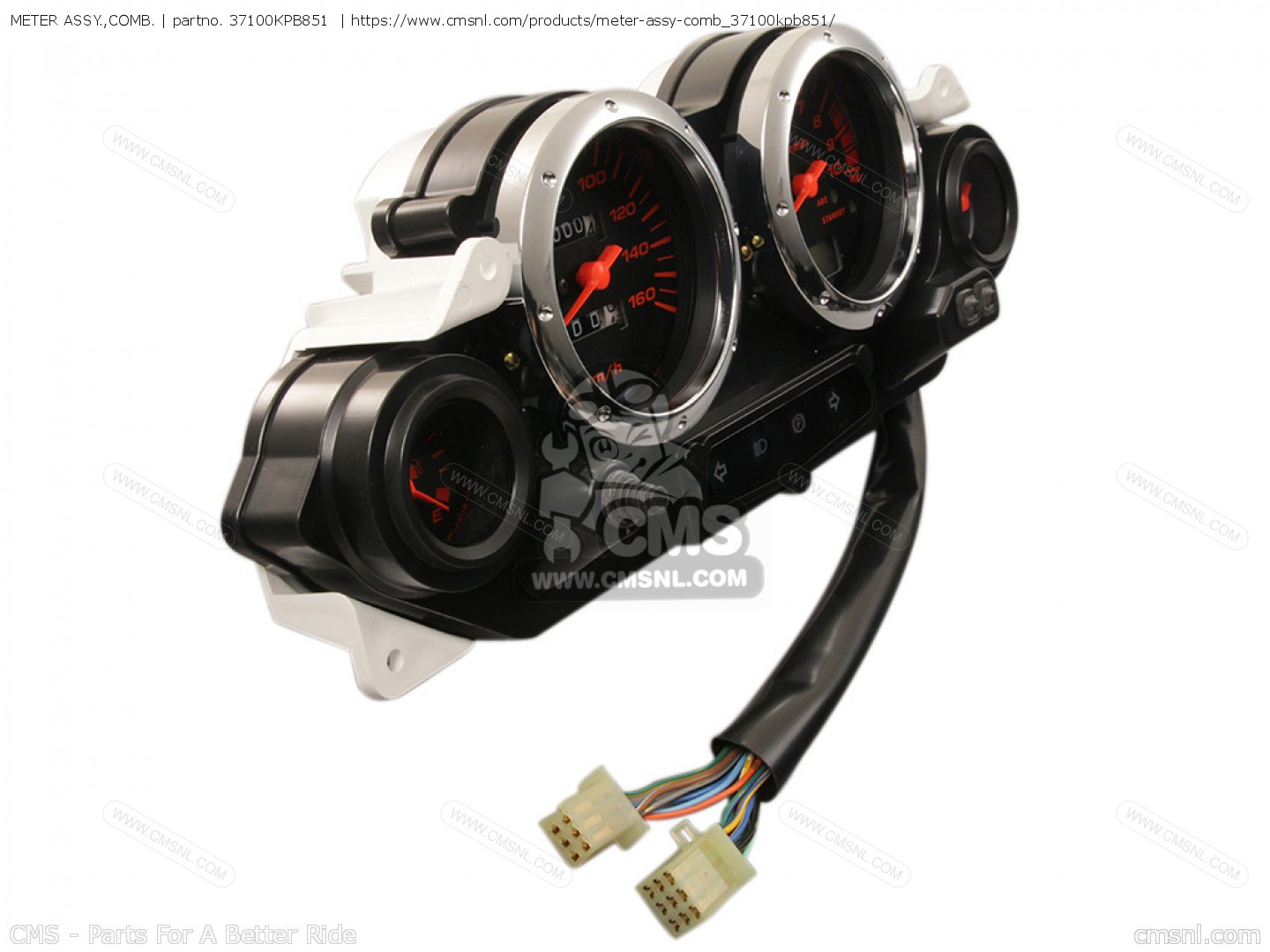 37100KPB851: Meter Assy.,comb. Honda - buy the 37100-KPB-851 at CMSNL