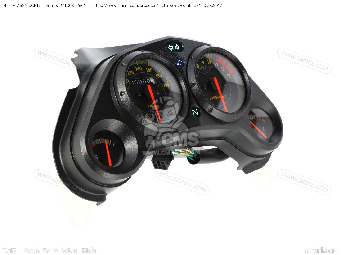 37100KPP861: METER ASSY COMB Honda - buy the 37100-KPP-861 at CMSNL