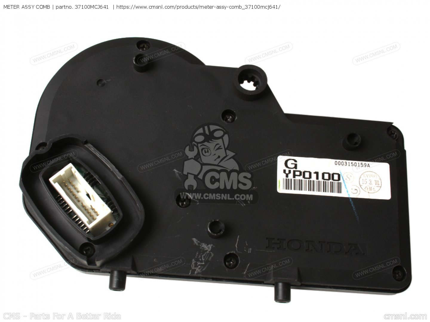 37100MCJ641: METER ASSY COMB Honda - buy the 37100-MCJ-641 at CMSNL
