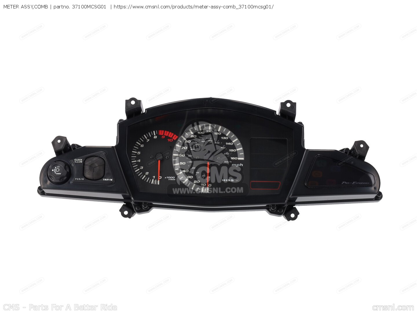 37100-MCS-G01 Meter Assy,Comb, 37100MCSG01 Honda - ST1300A