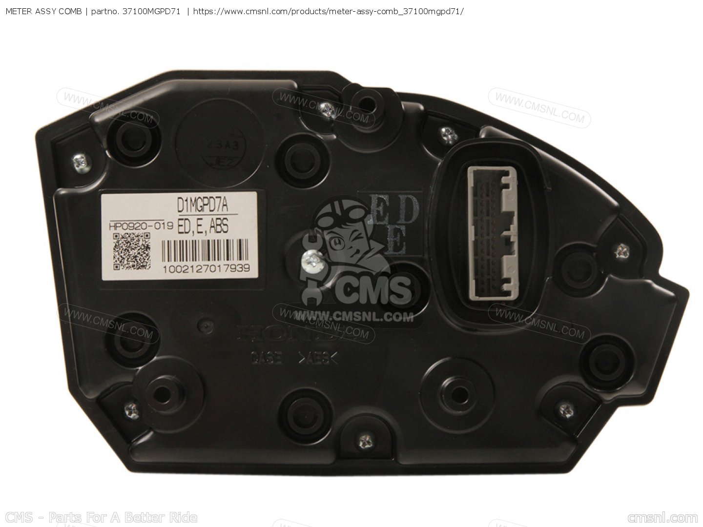 37100MGPD71: Meter Assy Comb Honda - buy the 37100-MGP-D71 at CMSNL