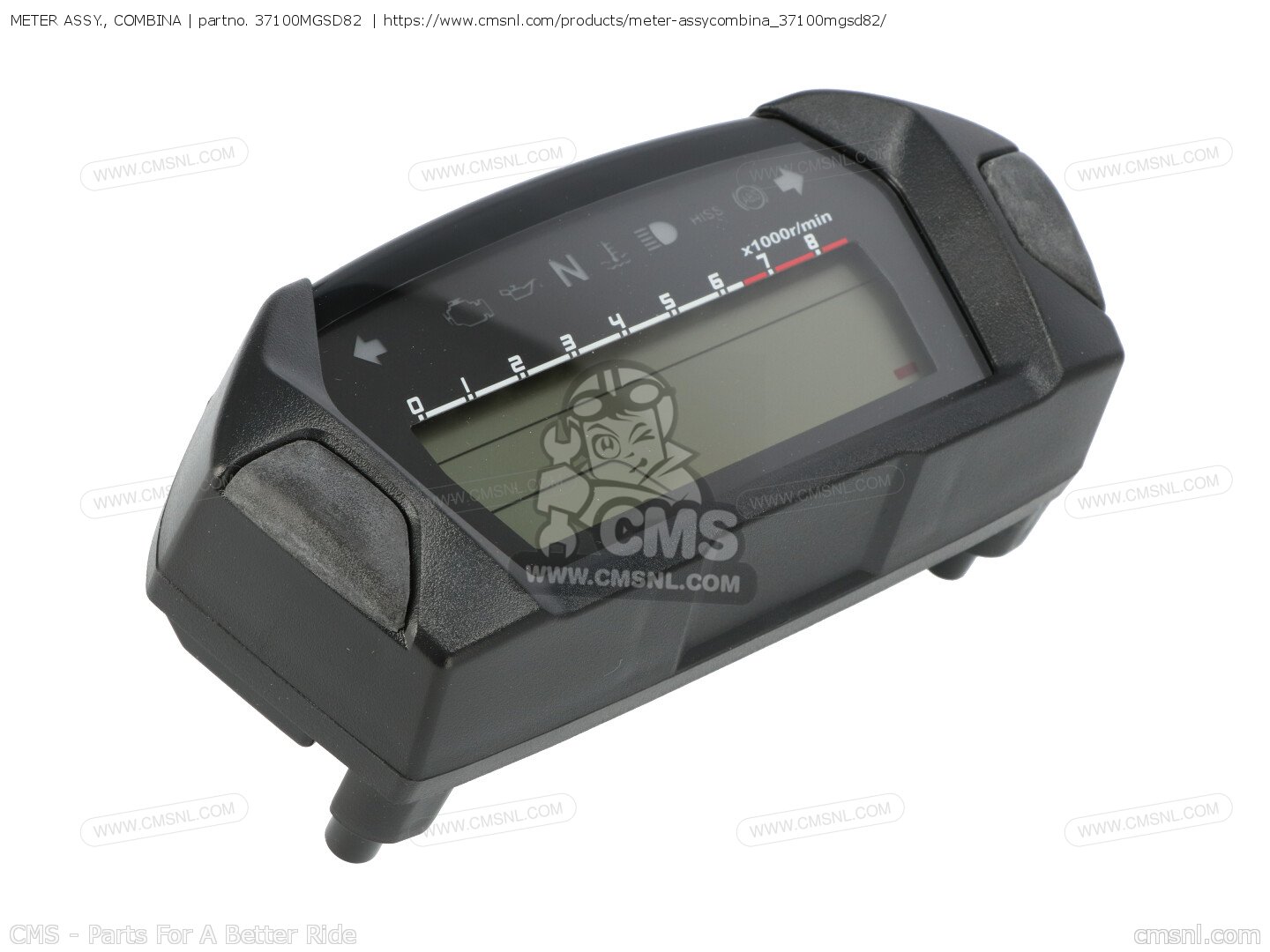 37100MGSD82: METER ASSY COMB Honda - buy the 37100-MGS-D82 at CMSNL
