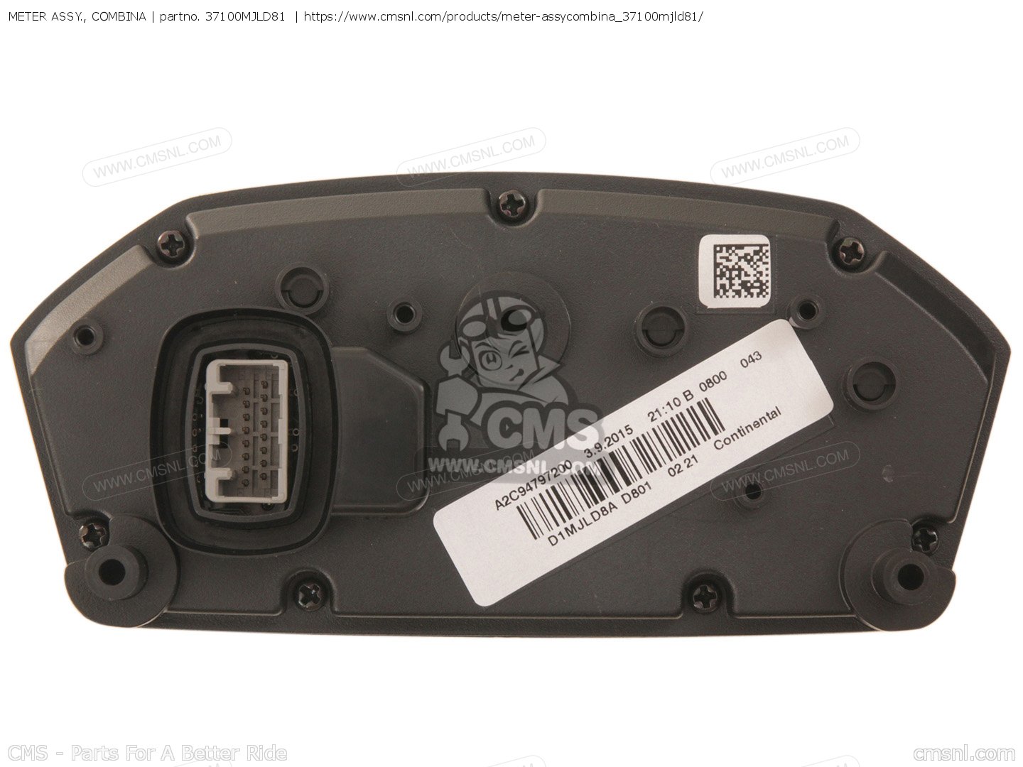 37100MJLD81: Meter Assy Comb Honda - buy the 37100-MJL-D81 at CMSNL