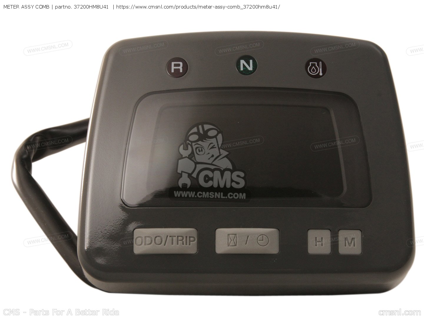 37200HM8U41: METER ASSY COMB Honda - buy the 37200-HM8-U41 at CMSNL