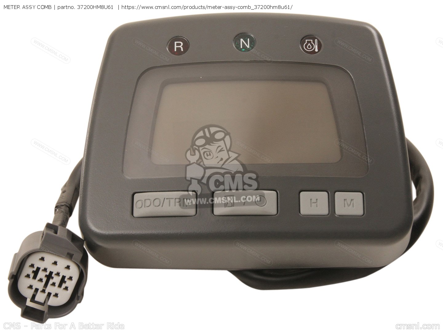 37200HM8U61: METER ASSY COMB Honda - buy the 37200-HM8-U61 at CMSNL