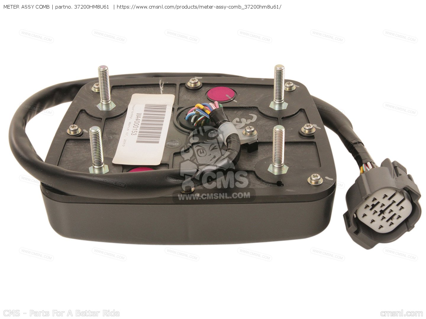 37200HM8U61: METER ASSY COMB Honda - buy the 37200-HM8-U61 at CMSNL