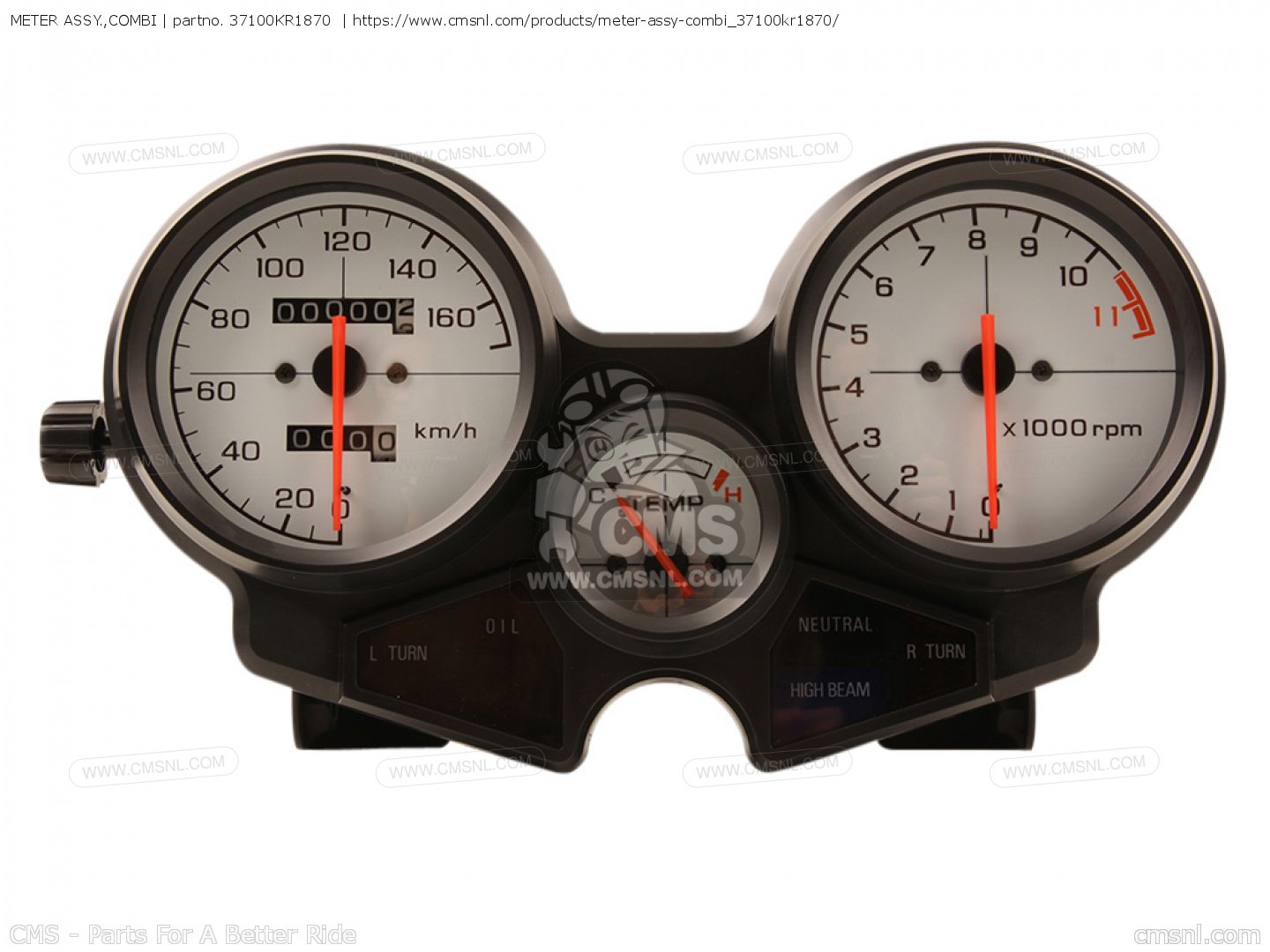 METER ASSY.,COMBI for NS125R 1987 (H) - order at CMSNL