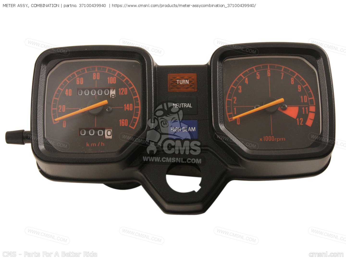 37100439940: METER ASSY., COMBINATION Honda - buy the 37100-439-940 at ...