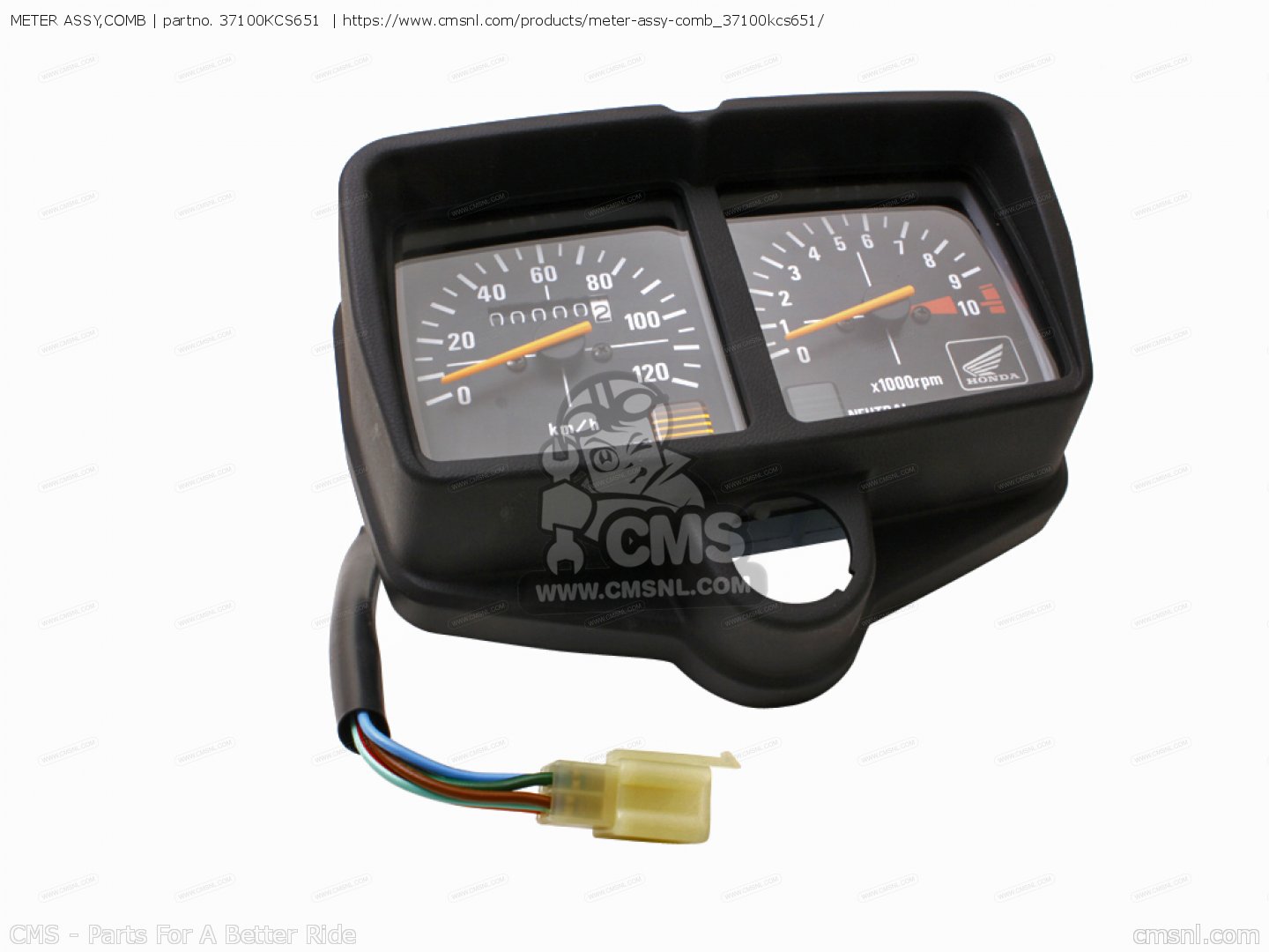 37100KCS651: Meter Assy,comb Honda - buy the 37100-KCS-651 at CMSNL