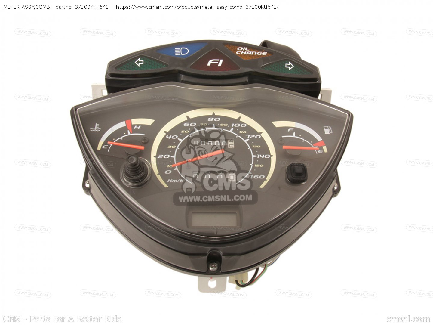 37100KTF641: Meter Assy,comb Honda - buy the 37100-KTF-641 at CMSNL