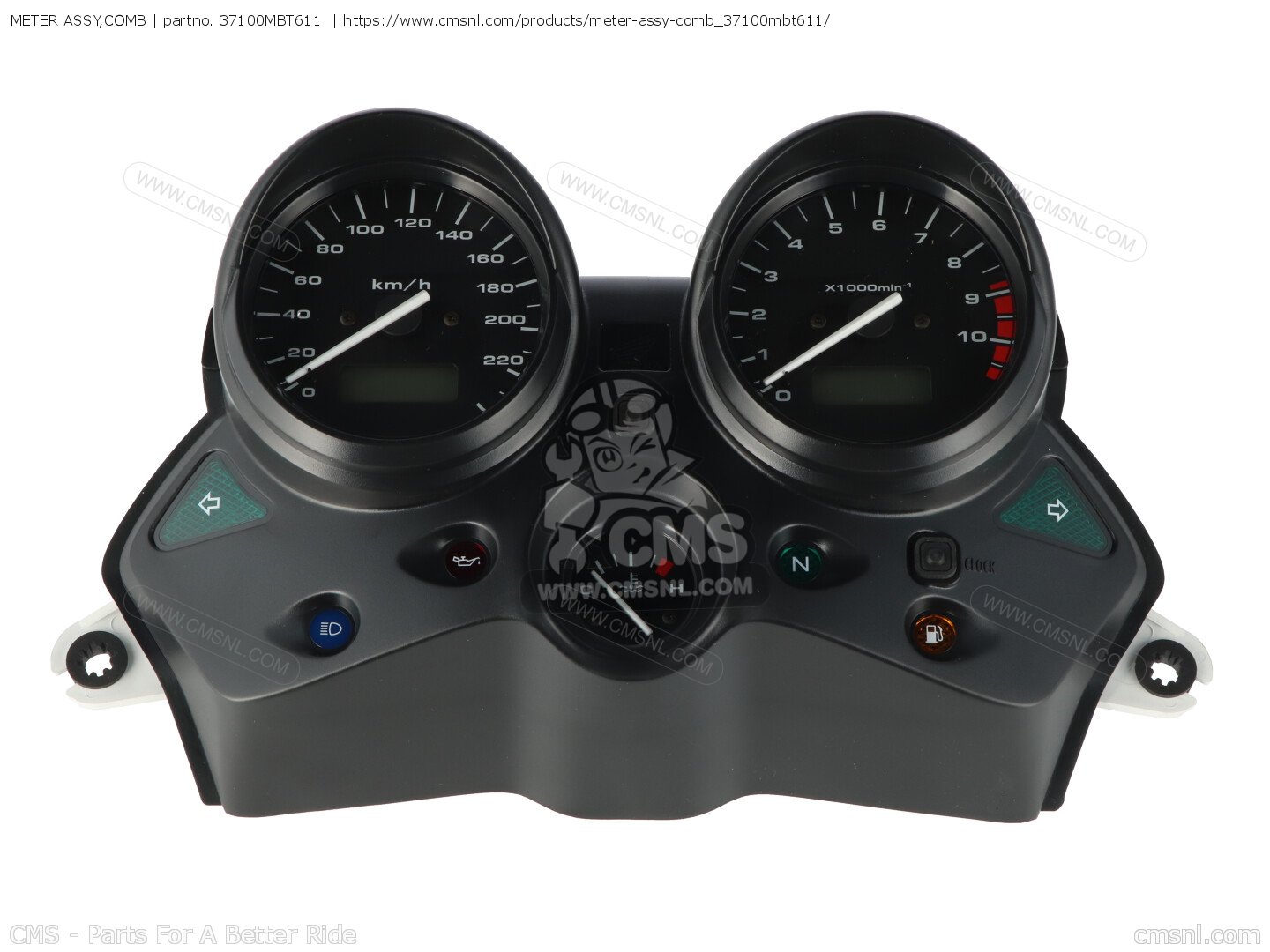 37100MBT611: METER ASSY,COMB Honda - buy the 37100-MBT-611 at CMSNL