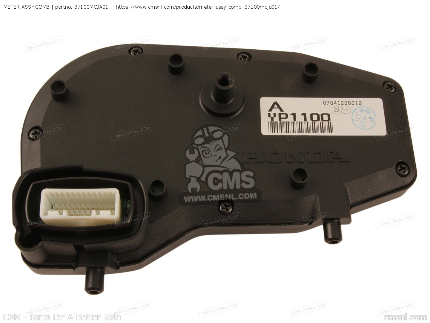 37100MCJA01: METER ASSY,COMB Honda - buy the 37100-MCJ-A01 at CMSNL