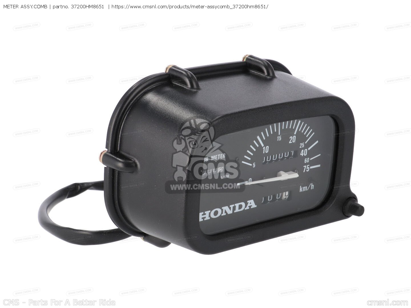 37200HM8651: METER ASSY.COMB Honda - buy the 37200-HM8-651 at CMSNL