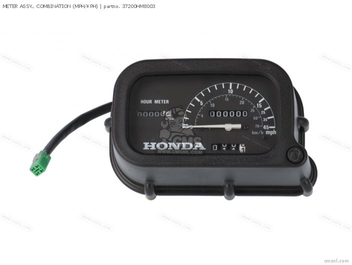 37200HM8003: Meter Assy., Combination (mph/kph) Honda - buy the 37200-HM8-003 at CMSNL
