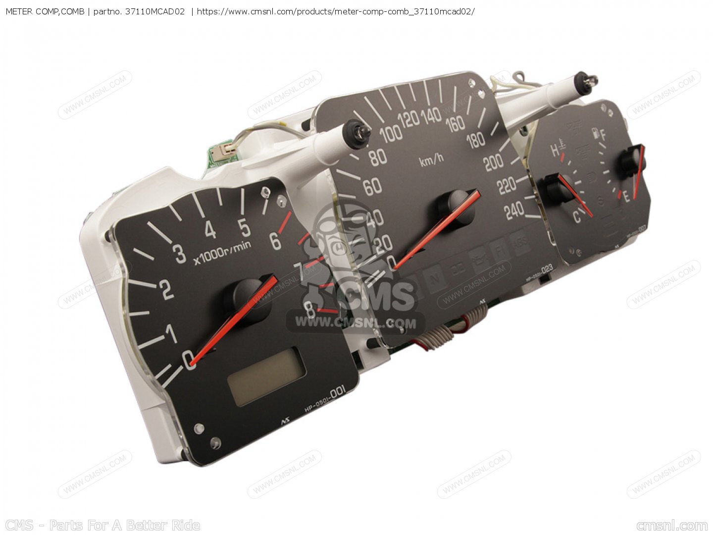 37110MCAD02: METER COMP,COMB Honda - buy the 37110-MCA-D02 at CMSNL