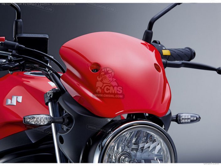 99000990U0006: METER VISOR KIT(RED) Suzuki - buy the 99000-990U0-006 at ...