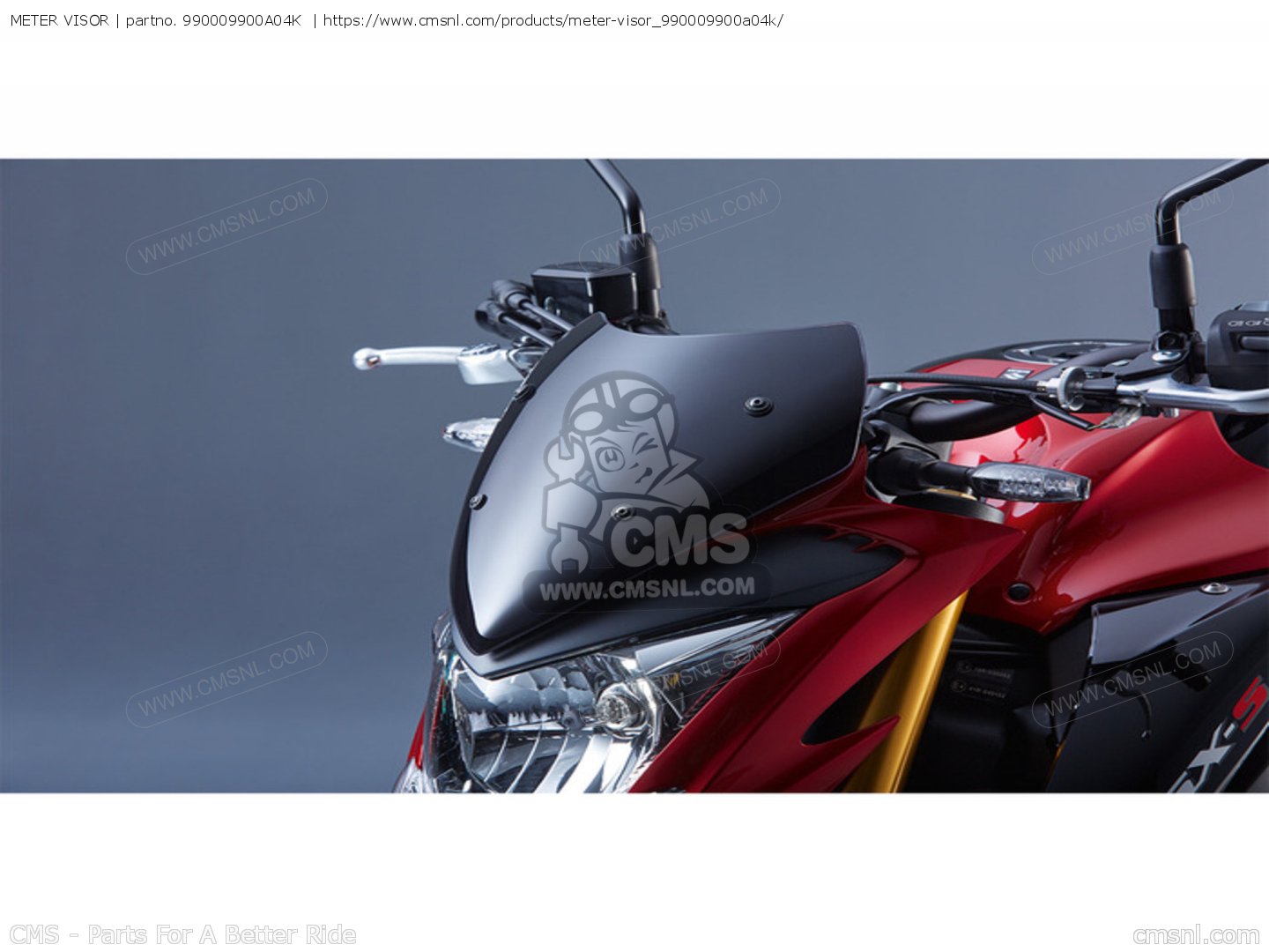 990009900A04K: METER VISOR Suzuki - buy the 99000-9900A-04K at CMSNL