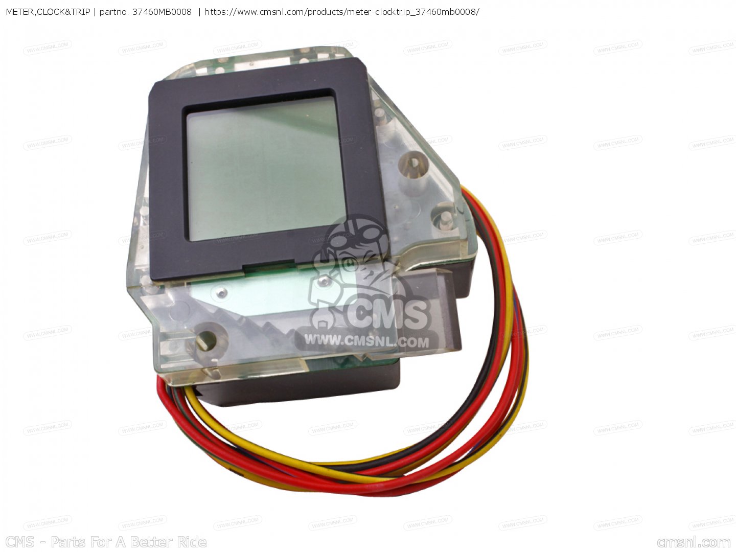 37460MB0008: METER,CLOCK&TRIP Honda - buy the 37460-MB0-008 at CMSNL