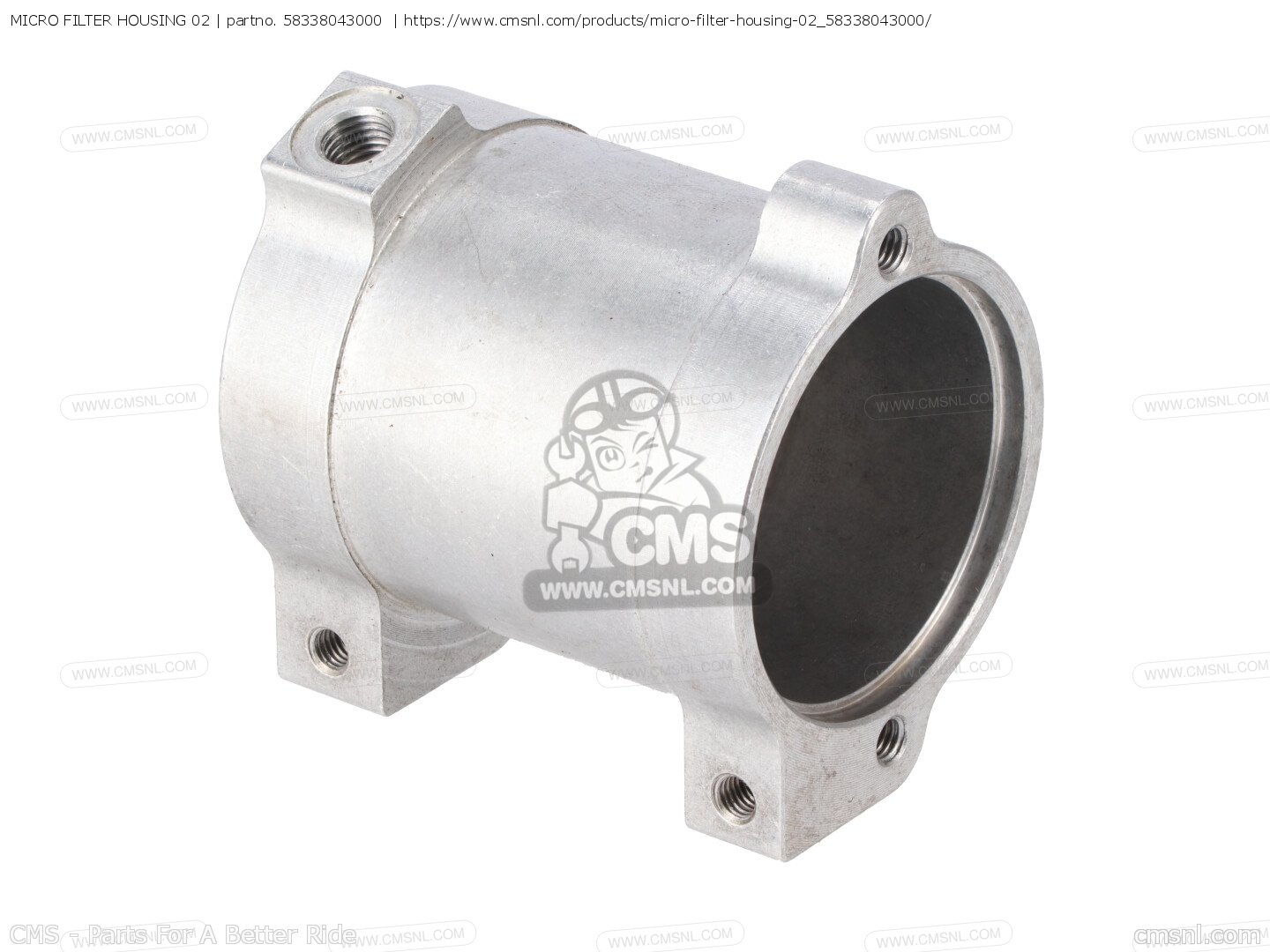 58338043000: MICRO FILTER HOUSING 02 KTM - buy the 58338043000 at CMSNL