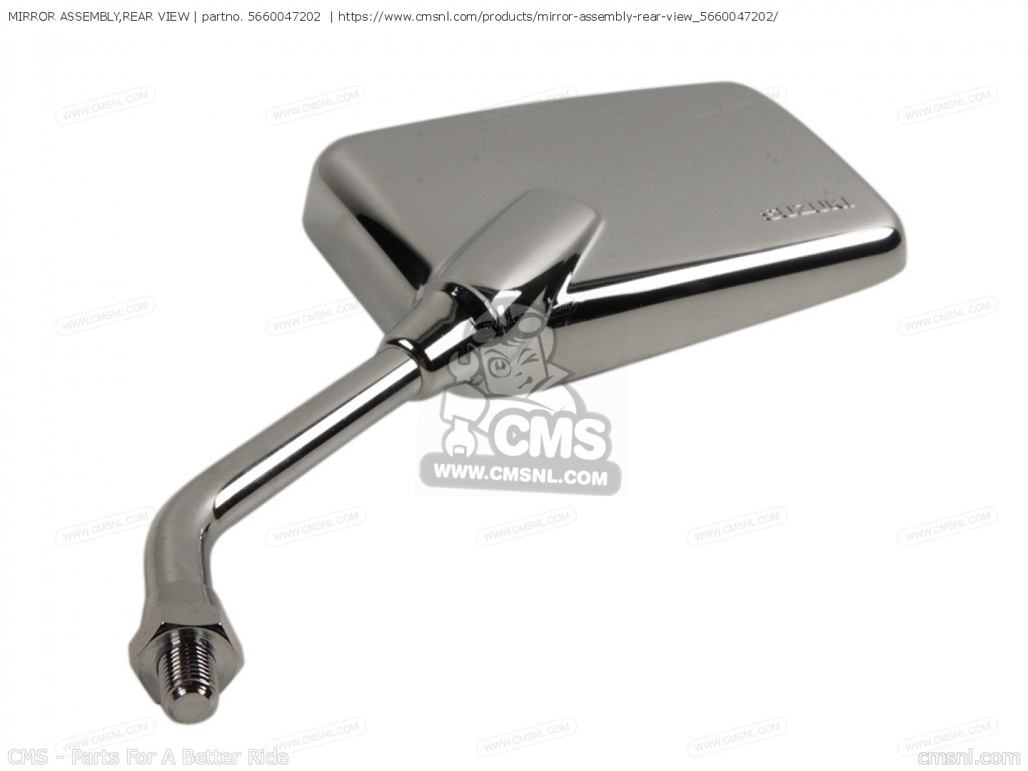 5660047202: MIRROR ASSEMBLY,REAR VIEW Suzuki - buy the 56600-47202 at CMSNL