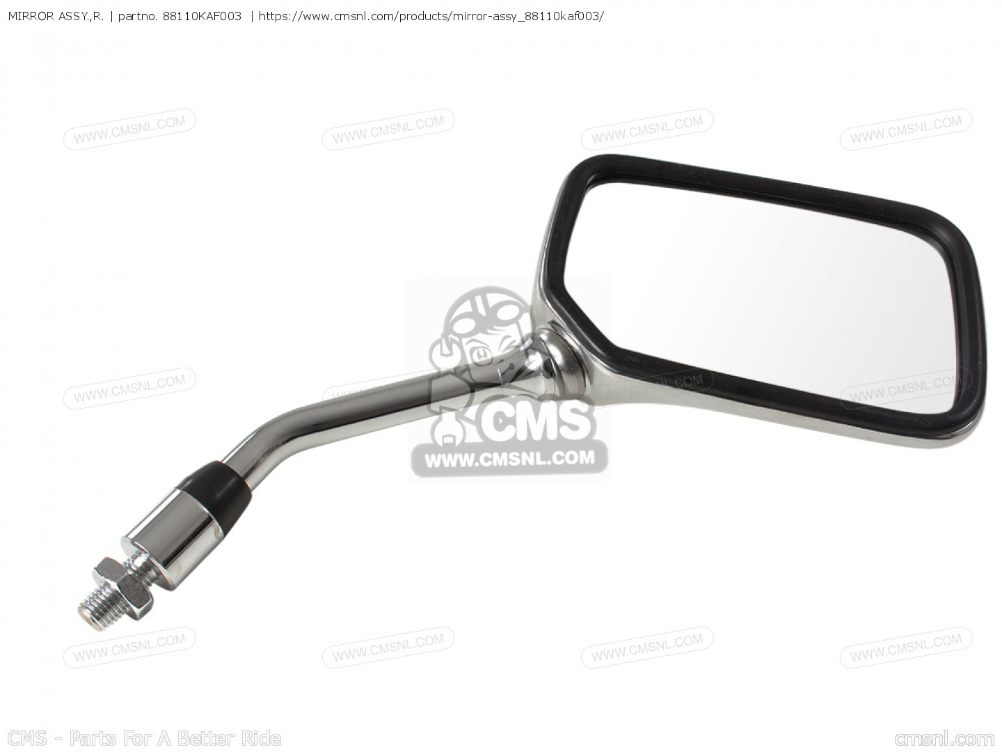 88110KAF003: Mirror Assy.,r. Honda - buy the 88110-KAF-003 at CMSNL