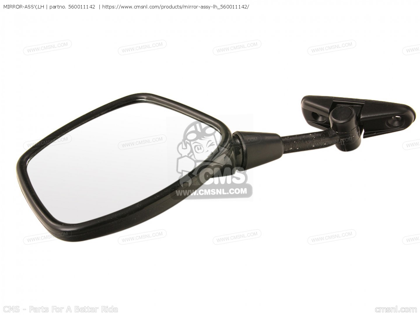 MIRROR-ASSY,LH for ZX750A2 GPZ750 1984 USA CALIFORNIA CANADA - order at ...